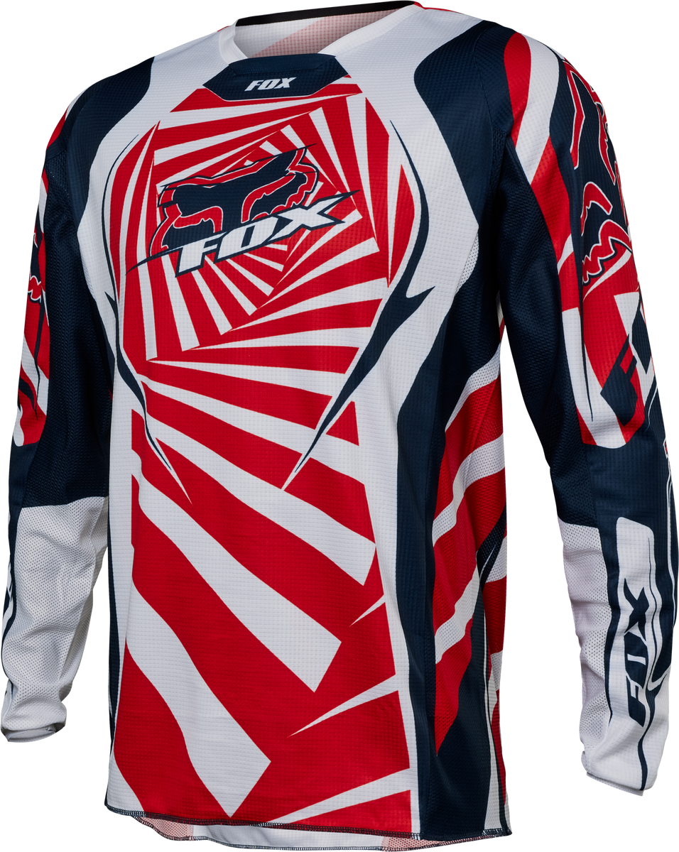 FOX 180 GOAT Vertigo Jersey Navy – Motor Sports Zone